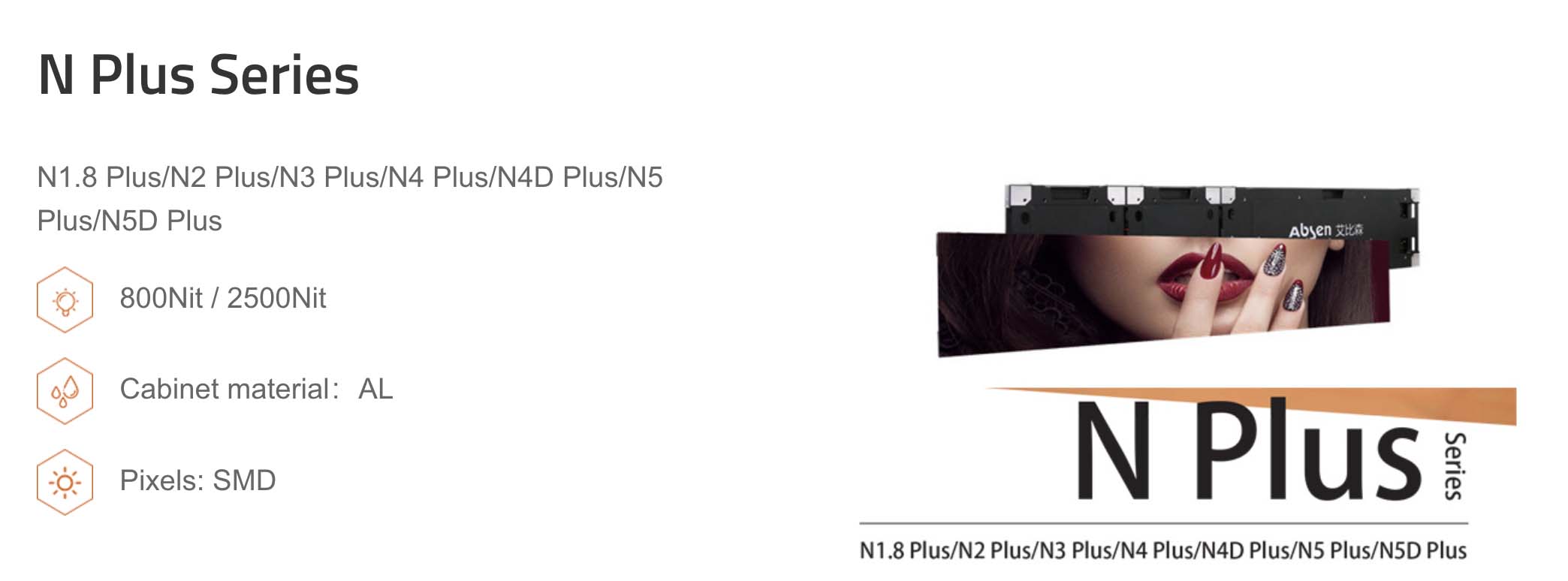 Module màn hình LED N Plus Series - chính hãng ABSEN - Vattuled